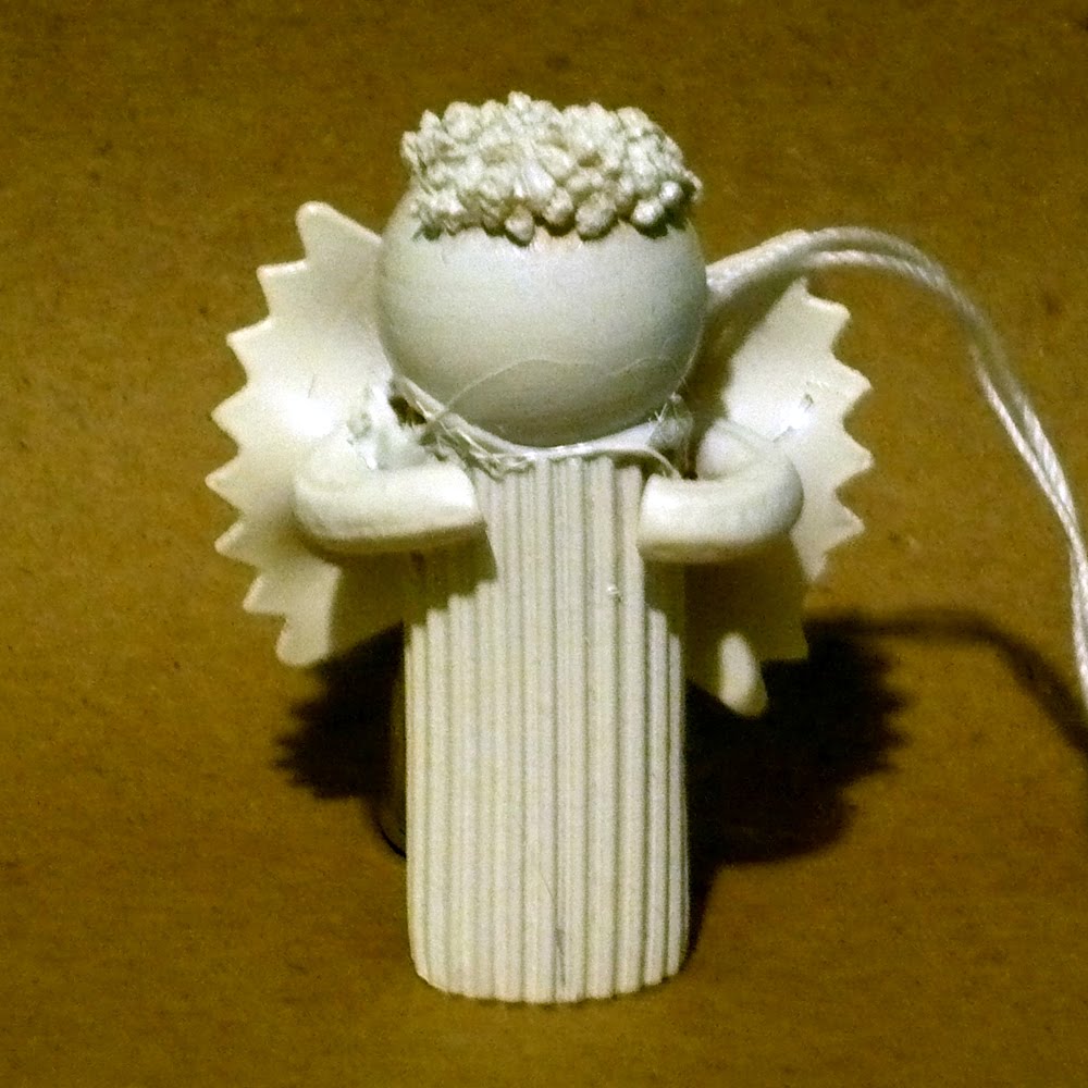 FOBulous!: Craft of the Week...Pasta Angel Ornaments