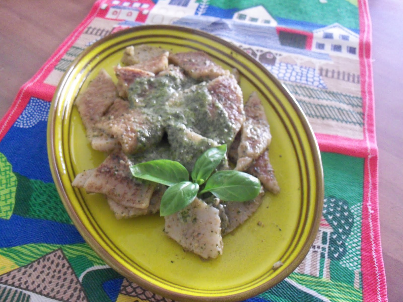 Ai Sapori: Testaroli della Lunigiana al pesto