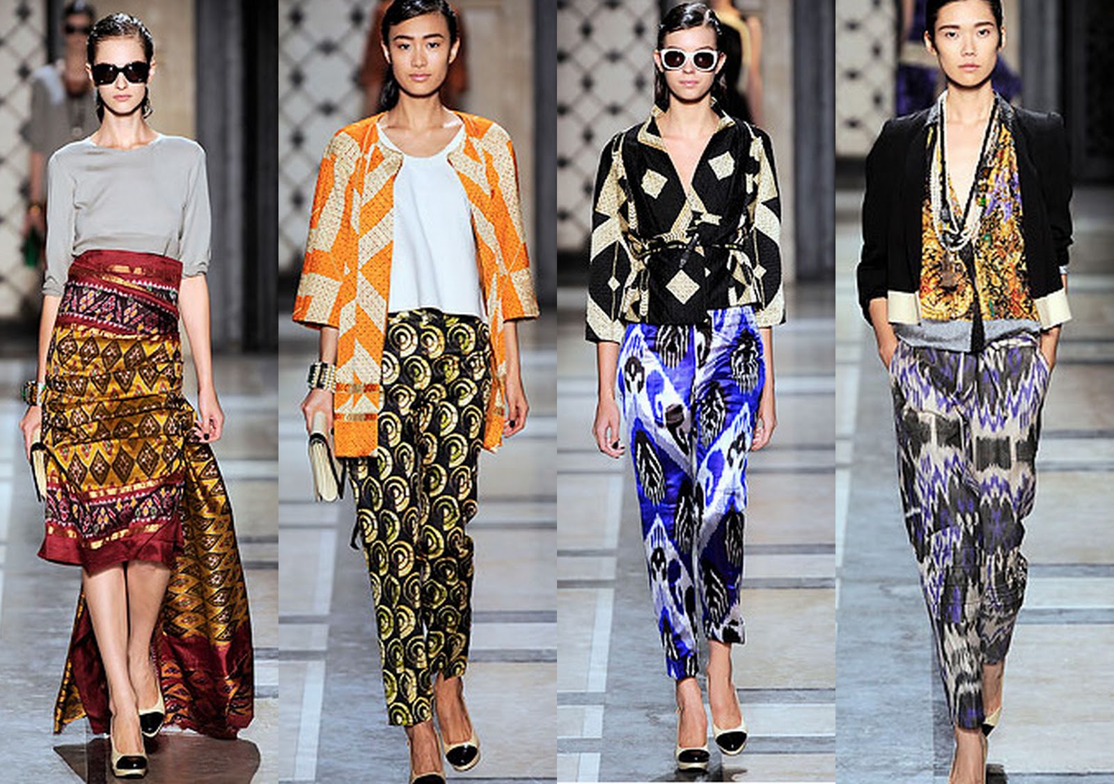 Le GRAND STYLIST: Ikat & batik print
