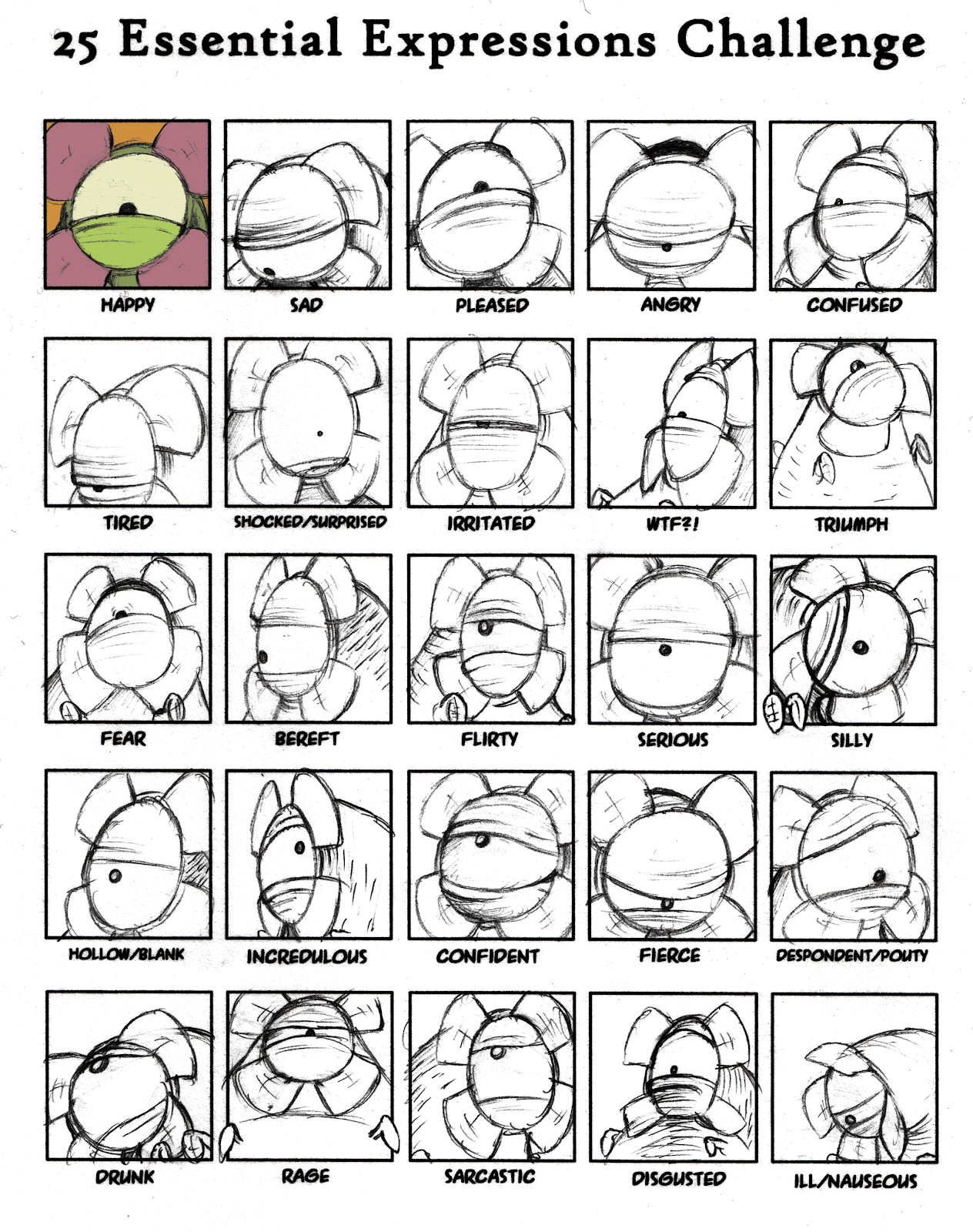 t.lucas: Expression sheets
