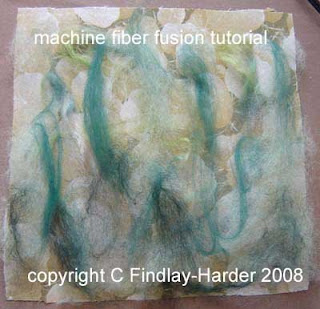 Chloe Crafts: Machine fusion fiber - tutorial
