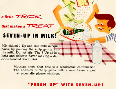 7Up and Milk. Mmm. : WTF