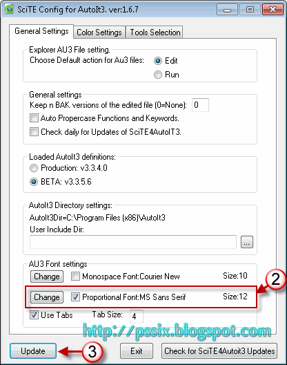 วิธีตั้งค่าภาษาไทยให้กับ SciTE Script Editor ใน AutoIt - PSsix ที่ใดมี ...