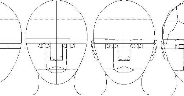 ARTE JAIME MELO DAVID: ESQUEMA DEL ROSTRO HUMANO