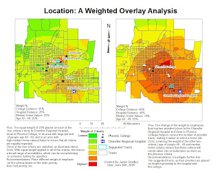 Applications in GIS at UWF: Weighted Overlay Analysis