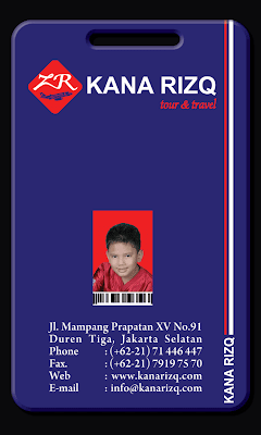 CONTOH ID CARD | KANARIZQ TOUR & TRAVEL