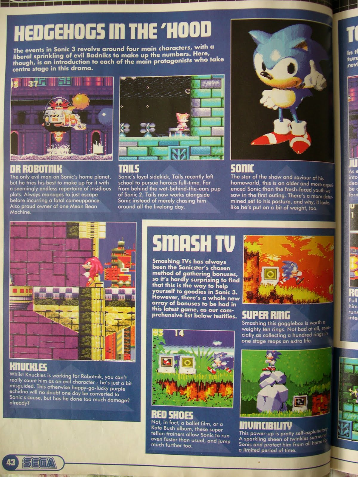 Sega Ages: UK Official Sega Magazine #2 February 1994 Sonic 3 Showcase ...