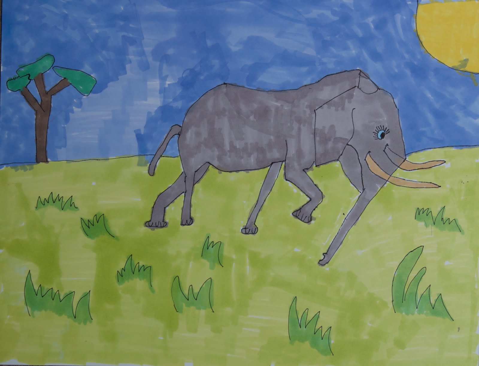 Art Classes For Homeschoolers: African Elephant