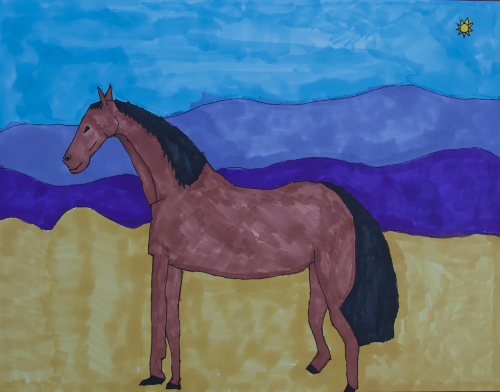 Art Classes For Homeschoolers: Mustang Horse