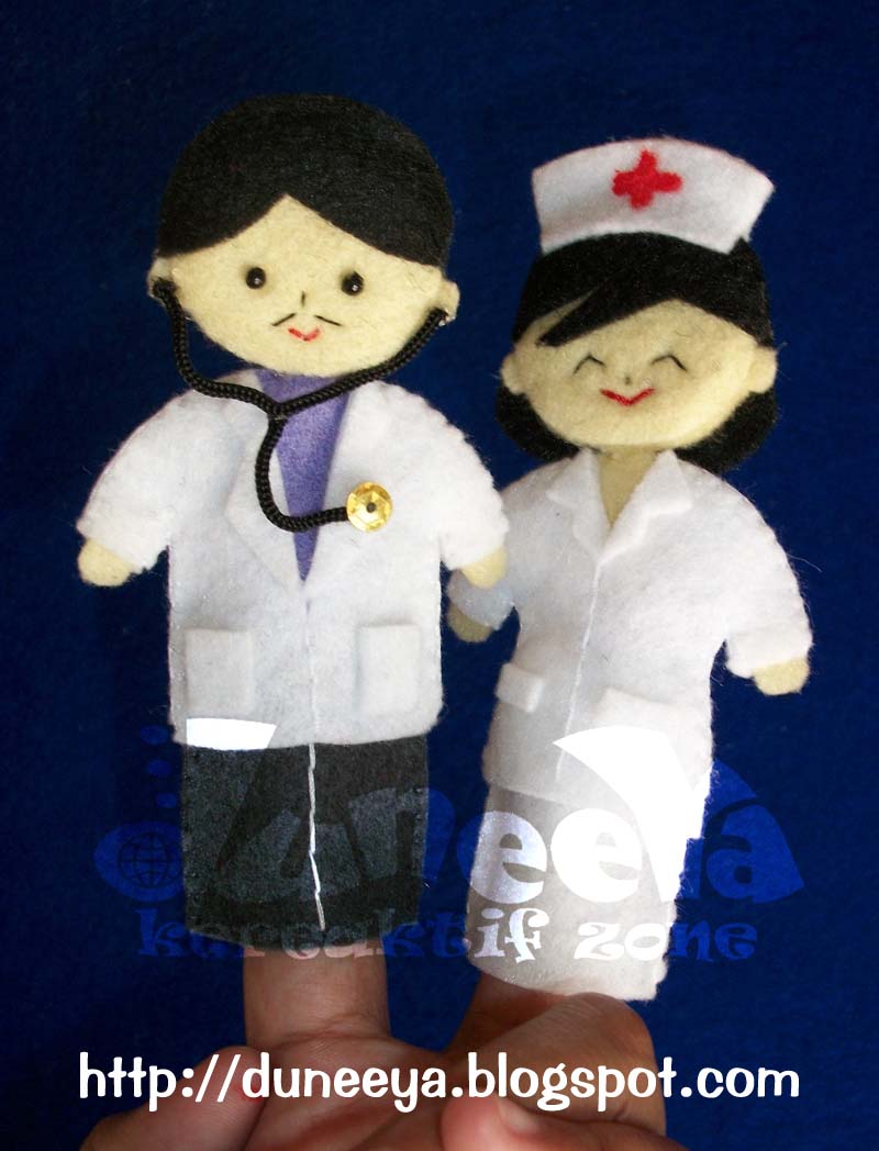 cRaft | SouVenir | educatiVe toys: EDUTOYS Boneka Jari Profesi : Dokter ...