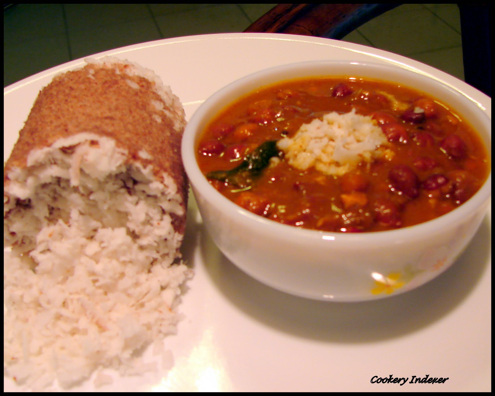 ! Regional Indian Cuisine Blogroll !: Puttu and Kadala curry (Steamed ...