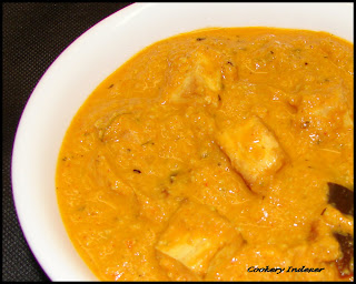 ! Regional Indian Cuisine Blogroll !: Shahi Paneer ('Royal' Paneer in ...