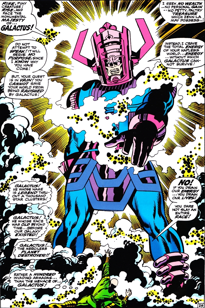 Irrelevant Comics: 10 Panels from Marvel Masterworks Silver Surfer vol. 1