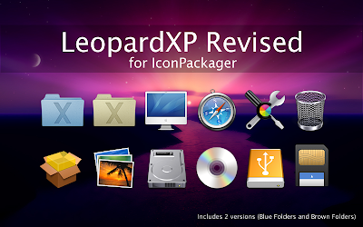 Theme Styles: Free Leopard Icons for XP: LeopardXP Revised for IconPackager