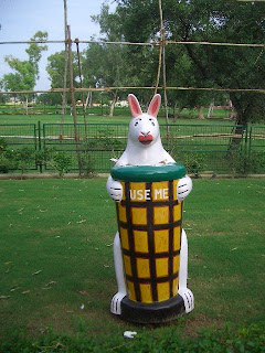 The developing world is full of animal-shaped trash cans!
