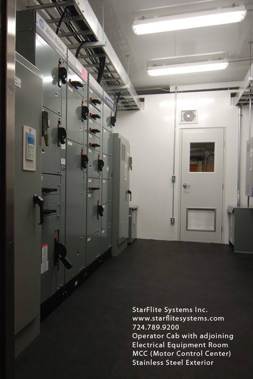 StarFlite Systems: MCC Room and Control Cab/Control Room - Stainless Steel