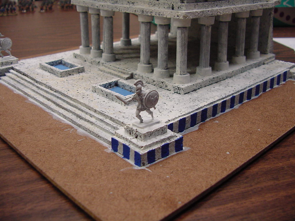 Din of Battle: Making a 15mm Greek Temple
