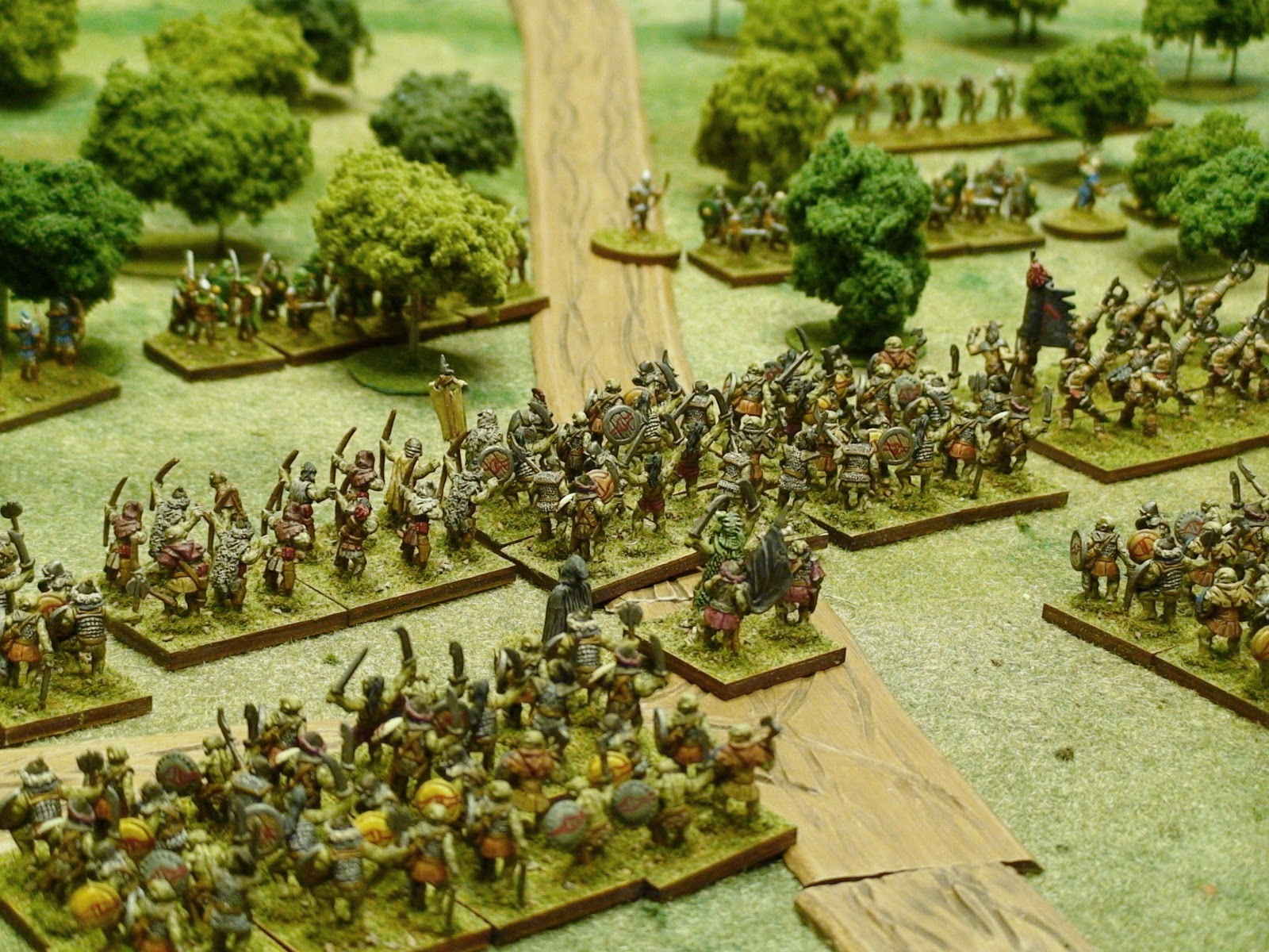 Din of Battle: Wood Elf Ambush on Orc Raiders - 15mm Fantasy Battle