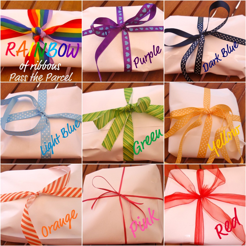 Giggleberry Creations!: Rainbow of Ribbon party games and crafts