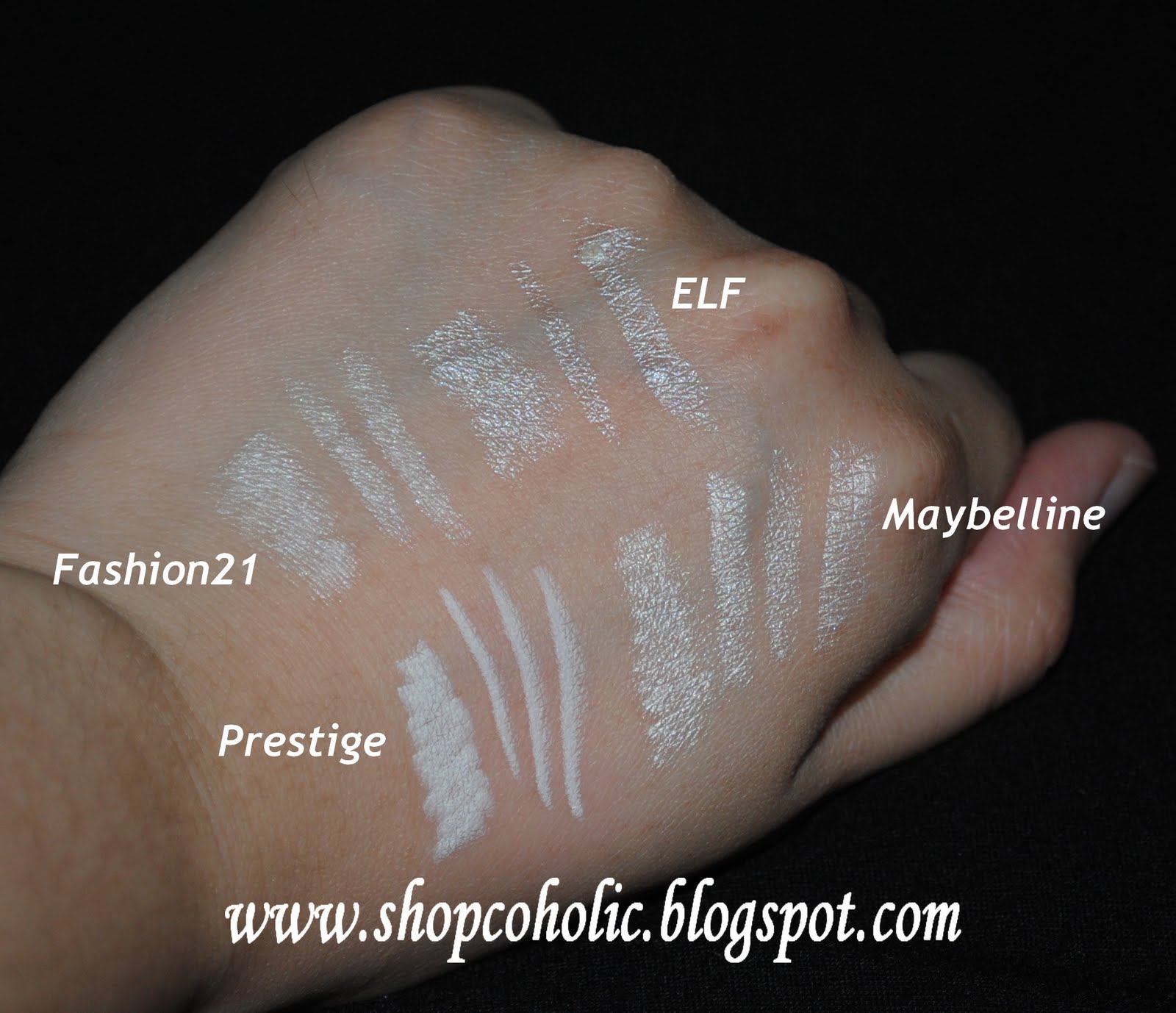 Miss Shopcoholic: Review: Prestige Classic Kohl Eyeliner in White