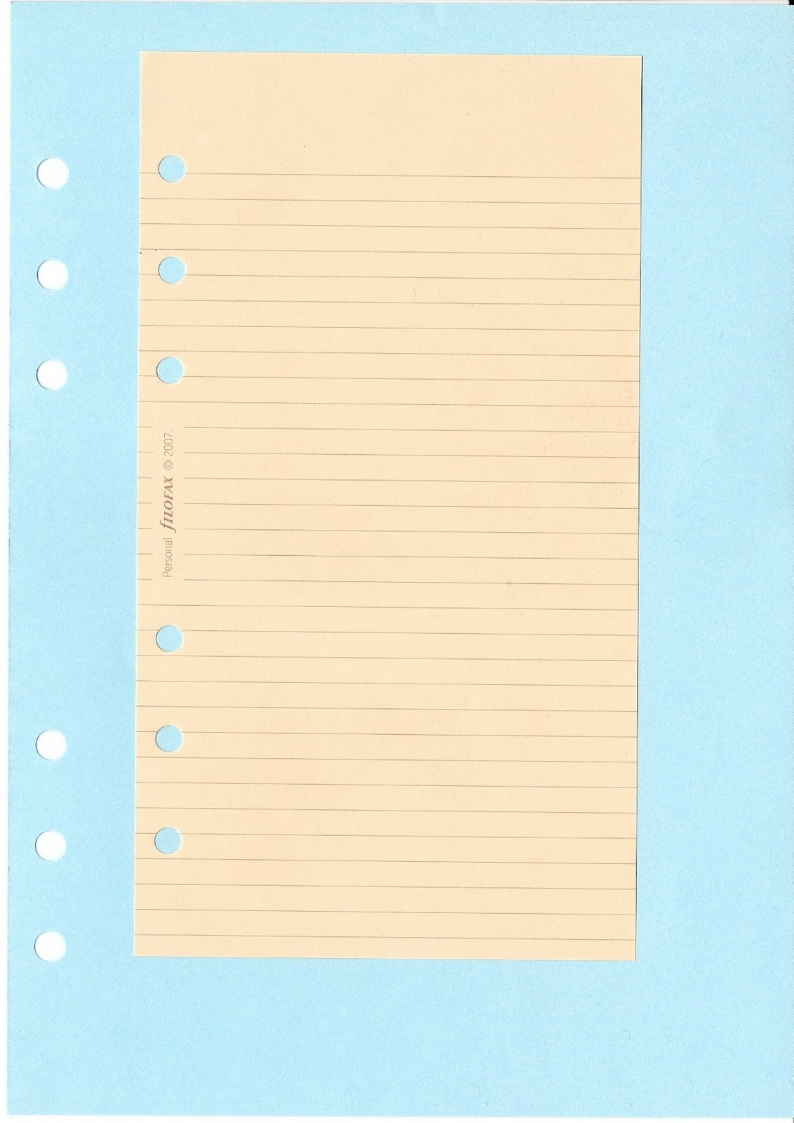 Philofaxy: Can I fit an A5 page in to my Personal Filofax?