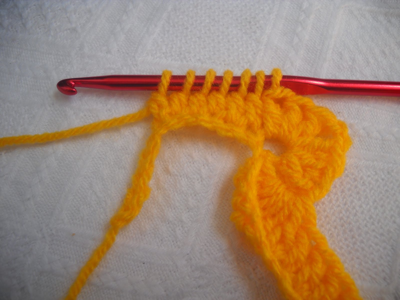 Fruitful Fusion: ribbon ripple pattern