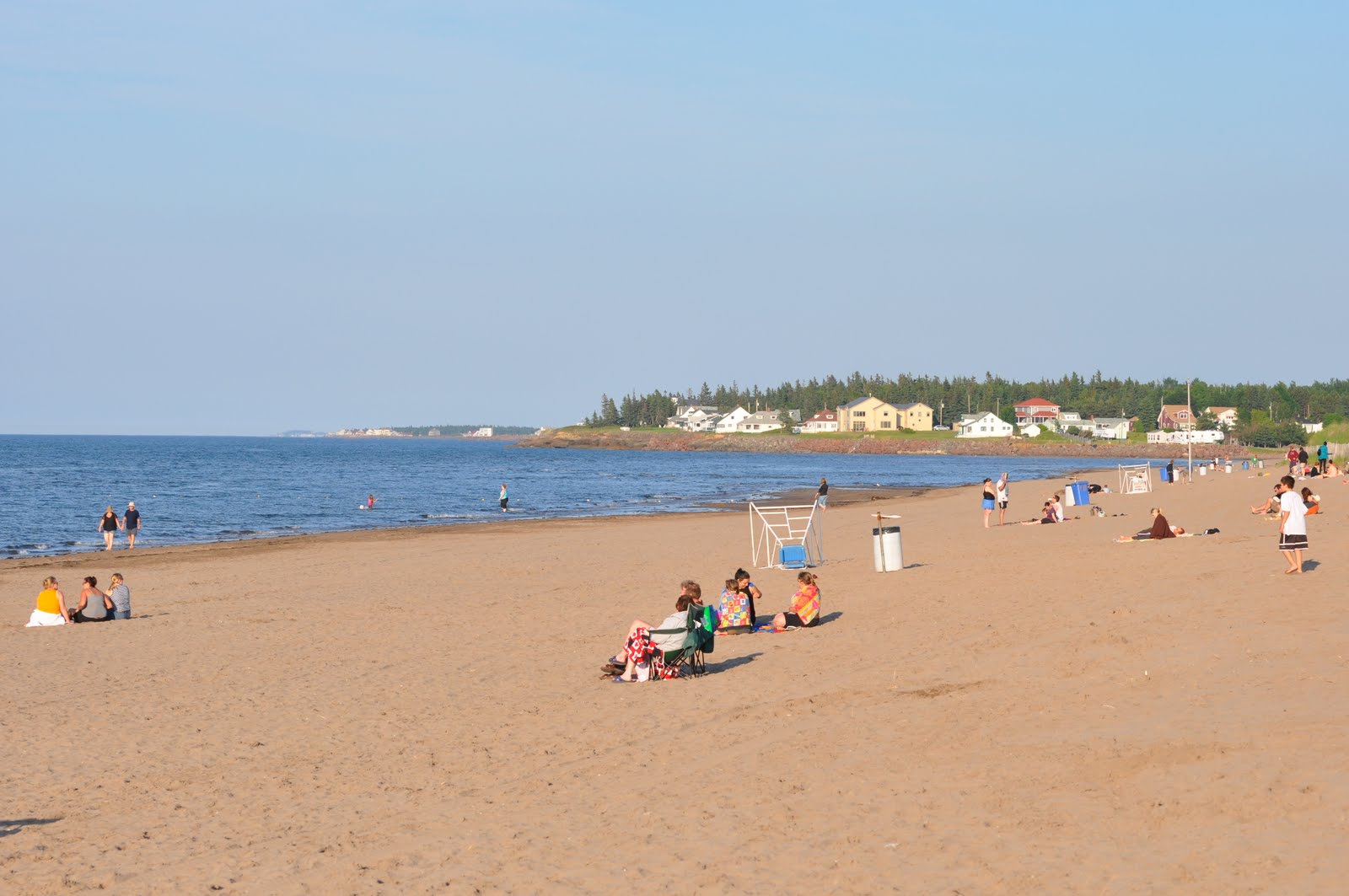 Two Lanes, Top Down, Green Dots: Day 16: Dalhousie NB to Parlee Beach NB