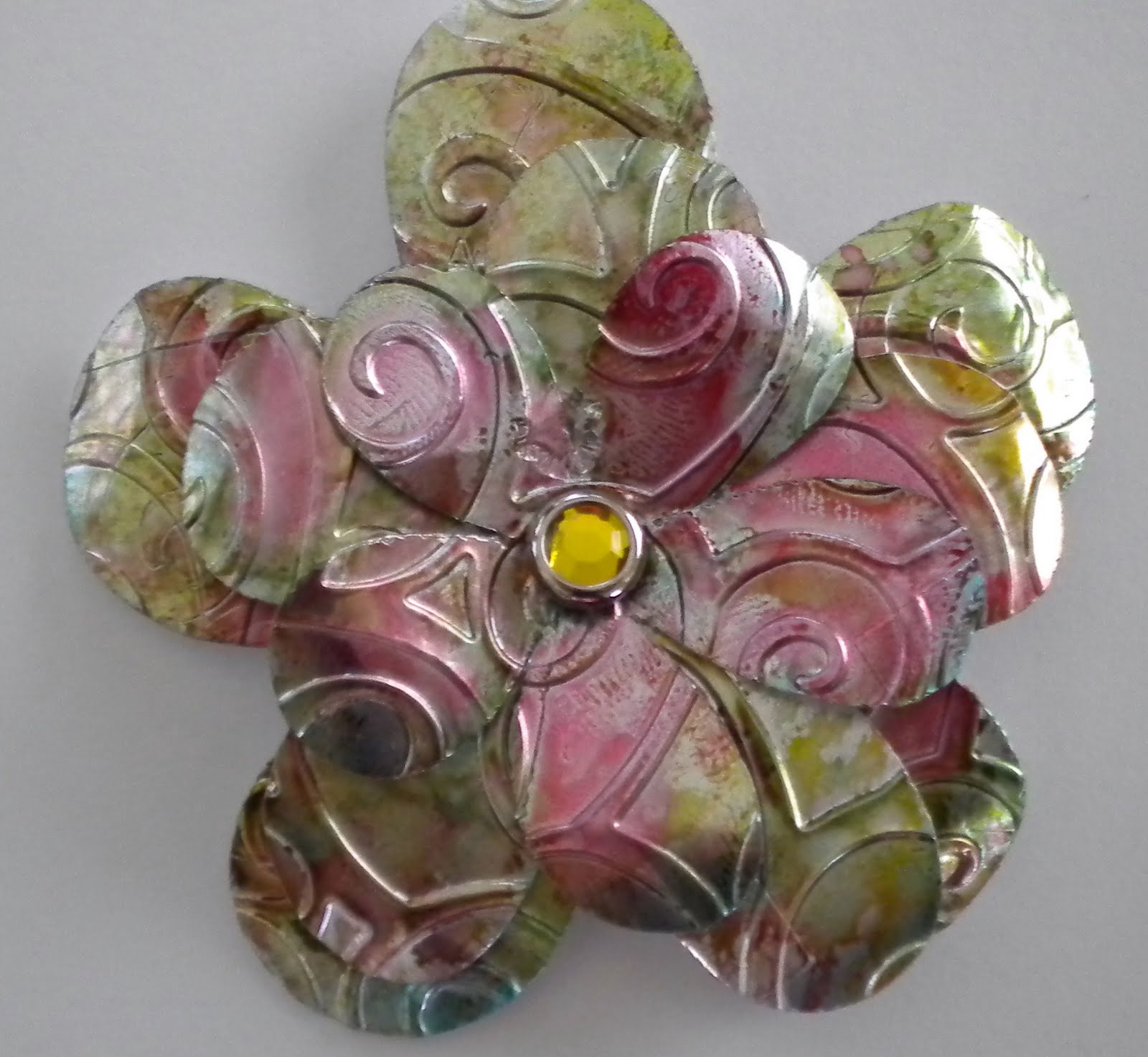 Going Buggy: Alcohol Ink and a bit of tape........