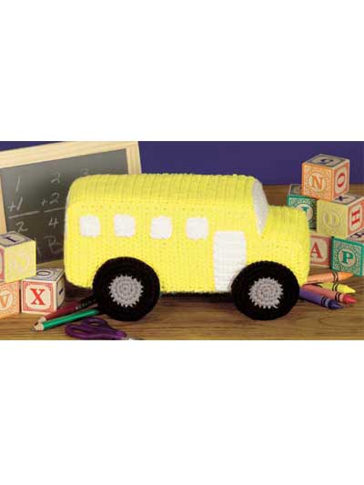 2000 Free Amigurumi Patterns: School Bus Toy