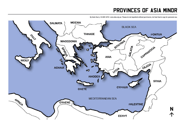 Map of Asia Minor | Visual Theology