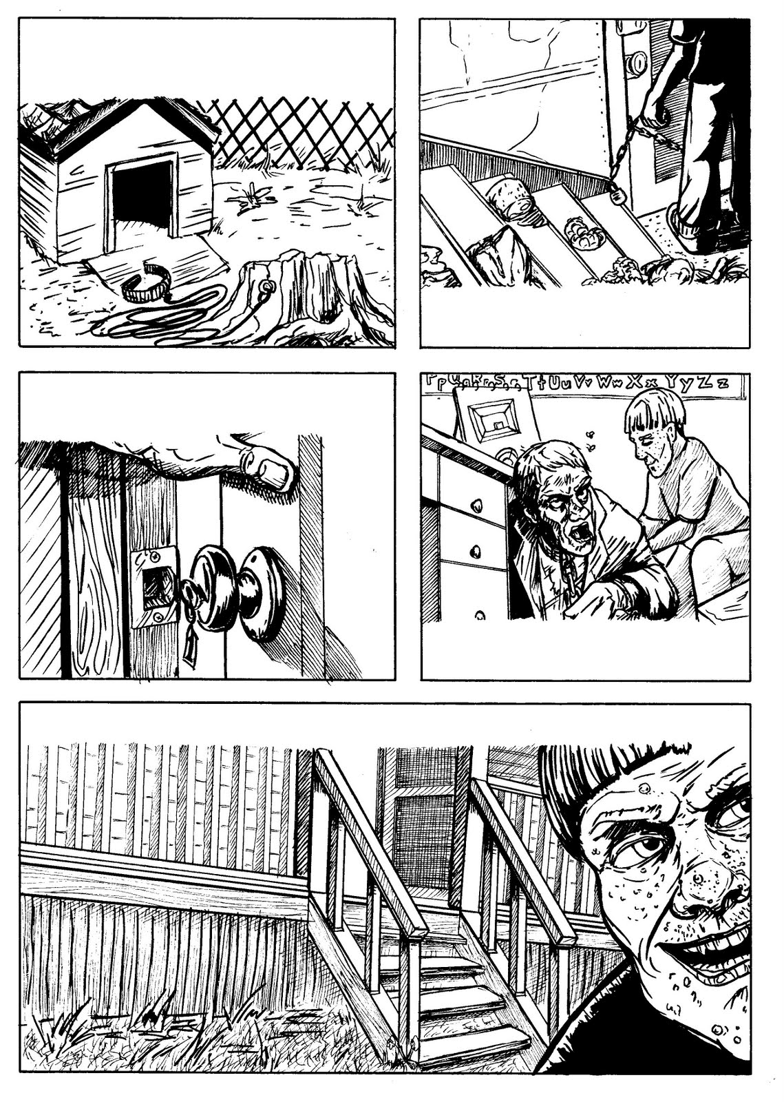 Many Faces Art: Comic Art/Sequential Pages