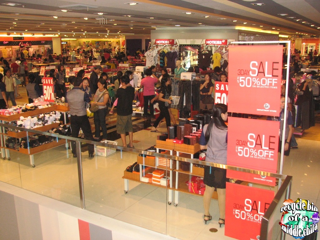 Shopping Galore equals SM Cubao 3-Day Sale! - Recycle Bin of a Middle Child