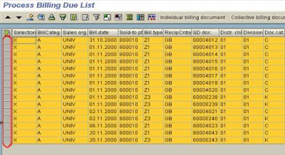SAP e-mory: SAP VF04 Process Billing Due List