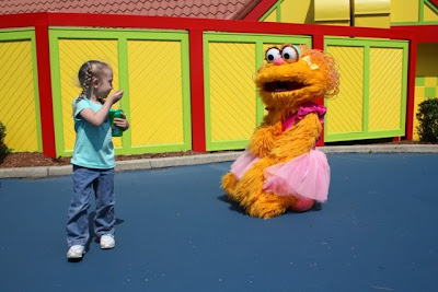 Blueberry Kisses: Sesame Place