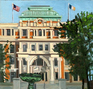 SJF New York Art: Long Island City Courthouse Portrait