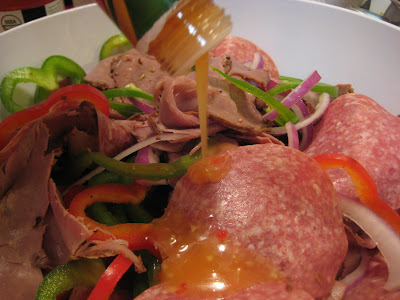 Saltbox House Creations: Marinated Italian Cold Cut Sub