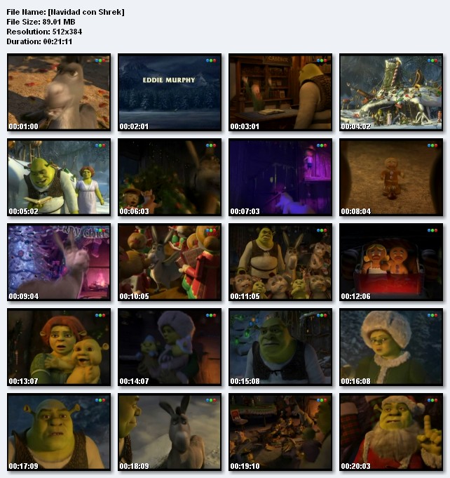 Pidan Pelis: Shrek The Halls (La Navidad con Shrek) (2007) [DvDRip]