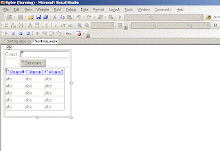 Front end and Back end: How to implement sorting using .NET Grid view.