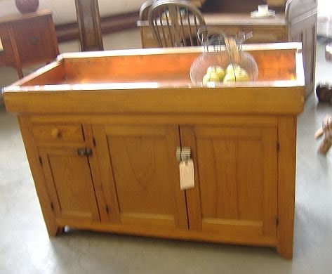 Consign of the Times: Antique Copper lined dry sink