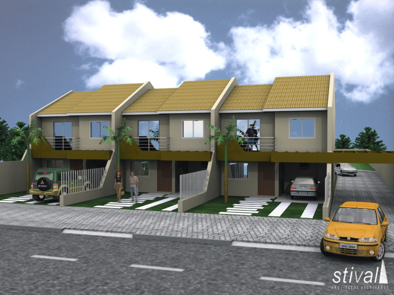 STIVAL Arquitetos: HABITAÇÃO UNIFAMILIAR EM SÉRIE