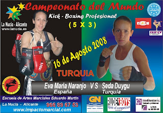Eva María Naranjo Combatirá Por El Título Mundial De Kick - Boxing ...