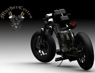 Future Technology: Devil Bike Concept Motorcycle with V-Twin Engine
