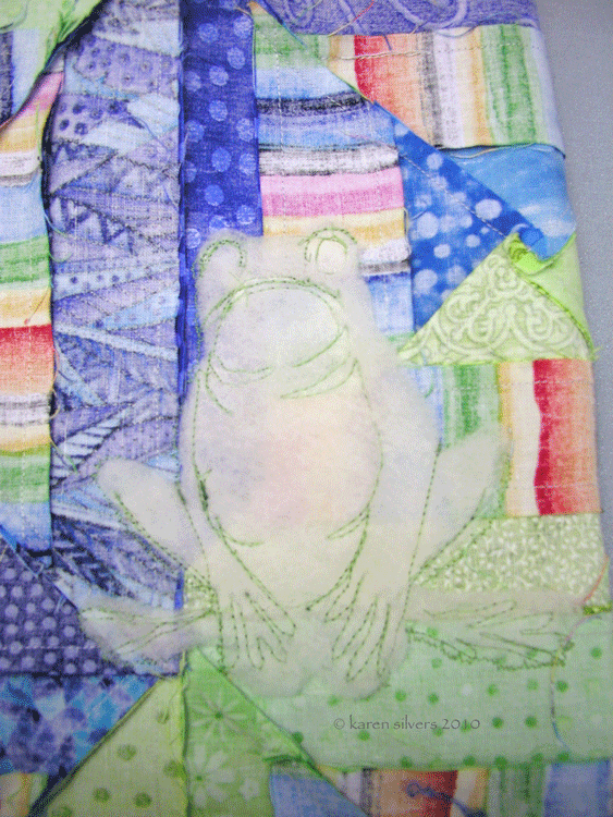 A Creative K: Frogs, Stitches, and Trapunto