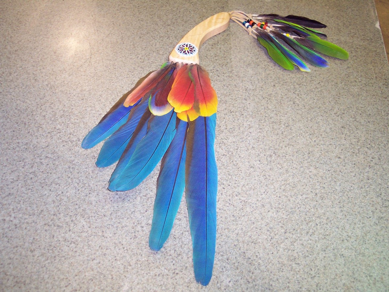 SilentFeathers Sacred Pathways: Native American Style Feather Fans