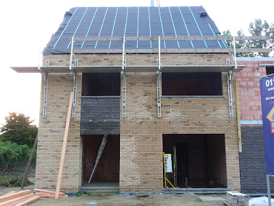 Brien & Steven bouwen: Week 20: Plaatsen dakspanten