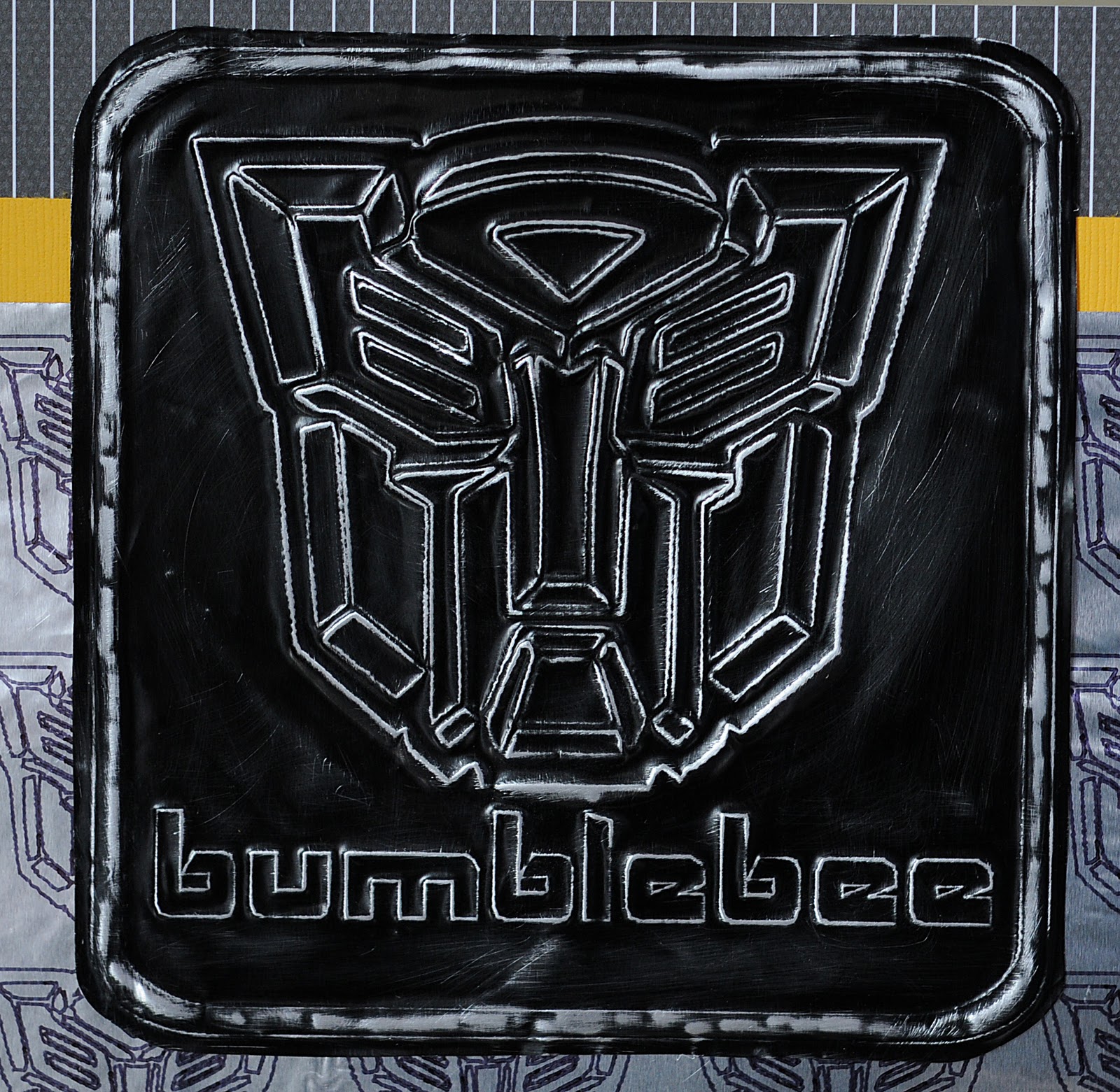 Amy Corbin: Bumblebee Transformer layout with Chomas Creations ...