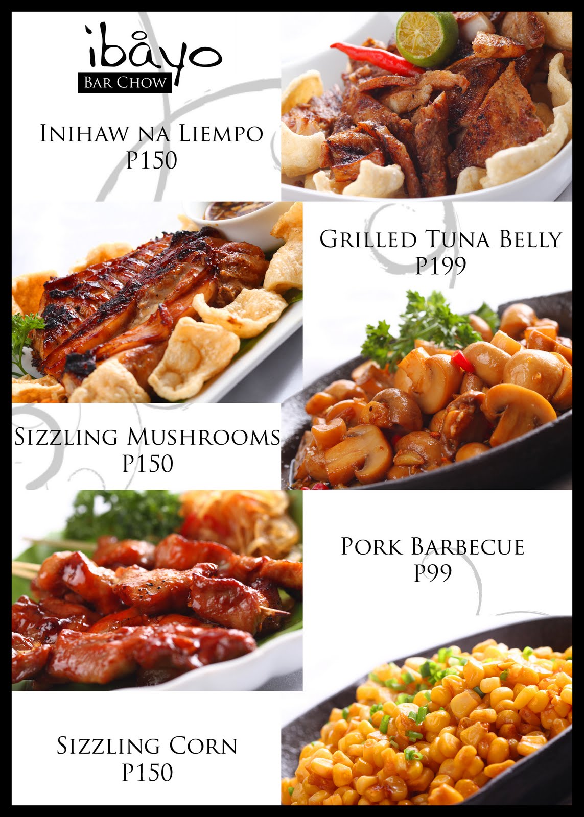 January is my month!: Ibayo by Barrio Fiesta, Menu