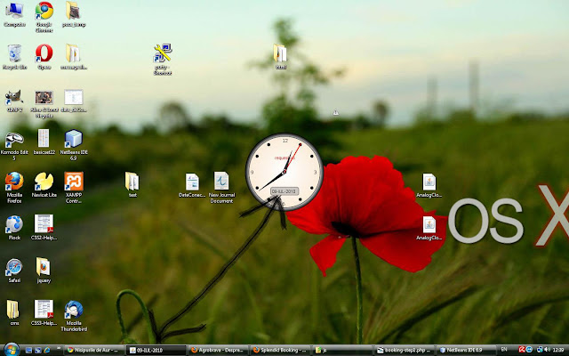 Web Developer Analog Clock With Javafx