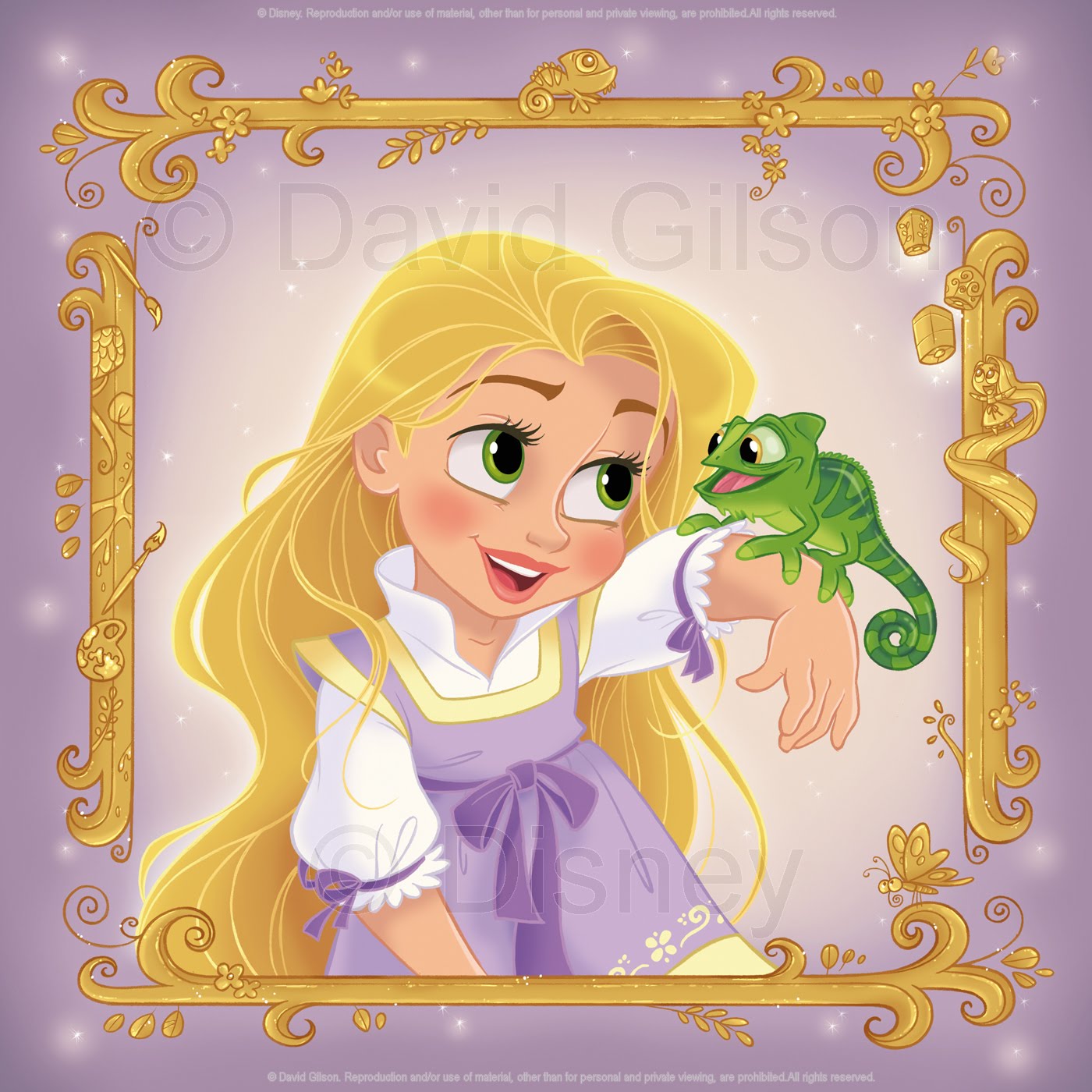 Ilustraciones De David Gilson Para Libros De Enredados Hablemosdedisney