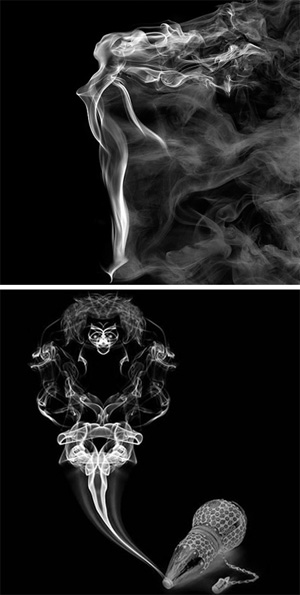 Dadink Unicc: Seni Dari Asap rokok Buseeett kaya lukisan !! [NO SOTOSHOP]